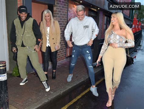 Chloe Ferry Met Up With Instagram Model Leon Scott For A Night Out At The Copperstone In