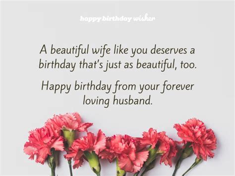 Birthday Wishes For A Wife From Husband Happy Birthday Wisher By
