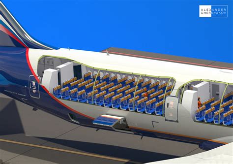 Boeing 777 300er Cutaway Diagram Behance