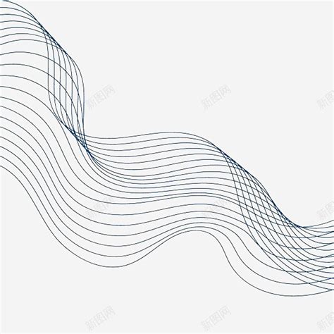 手绘黑色不规则曲线 设计图片 免费下载 页面网页 平面电商 创意素材