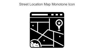 Street Location Map Monotone Icon In Powerpoint Pptx Png And Editable Eps Format PPT Template