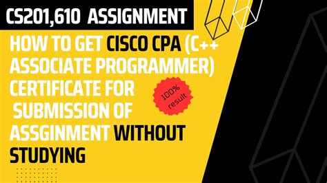 How To Get Cisco C Certificate Just In An Hour For Cs201 Youtube