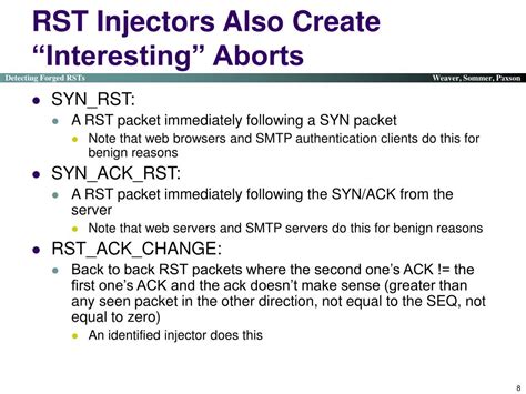 Ppt Detecting Forged Tcp Reset Packets Powerpoint Presentation Free Download Id 338653
