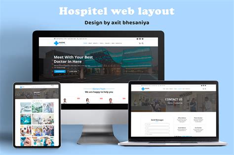 Hospital Web Layout Behance