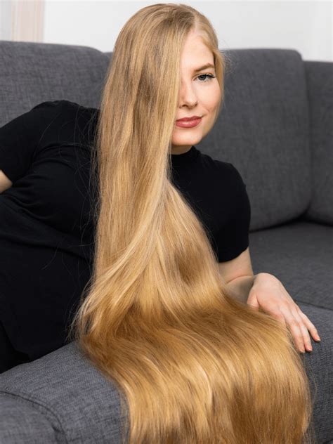 Photo Set Extreme Long Hair Beauty Perfection Photoshoot