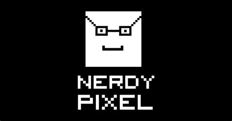 Nerdy Pixel Face Pixel Sticker Teepublic