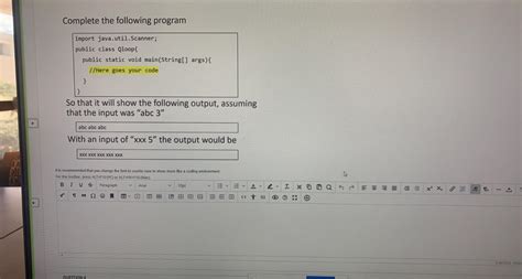 solved import java util scanner public class qloop { public