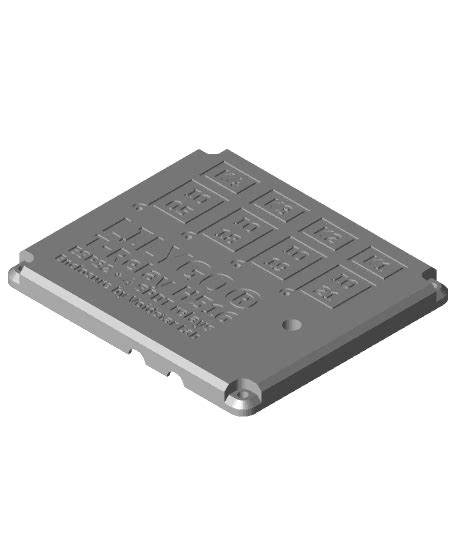 lilygo t relay h516 enclosure 3d model by zackfreedman on thangs