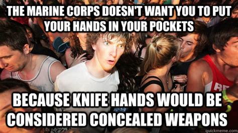 The Marine Corps Doesnt Want You To Put Your Hands In Your Pockets