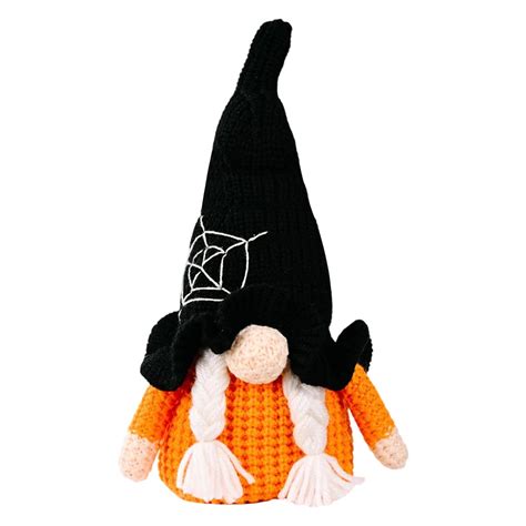 Hhbeauty 10 Inch Knitted Gnomes Halloween Decorations Indoor Handmade Cute Plush Gnome With