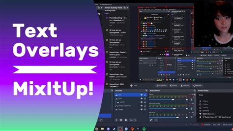 stream overlay text commands tutorial customizing mixitup to enhance