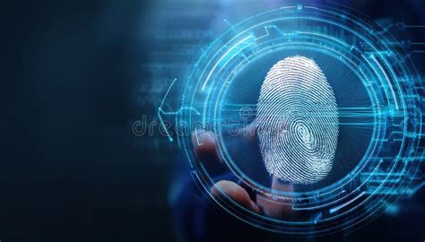 Innovative Fingerprint With Embedded Design Illustrating Advanced Ai