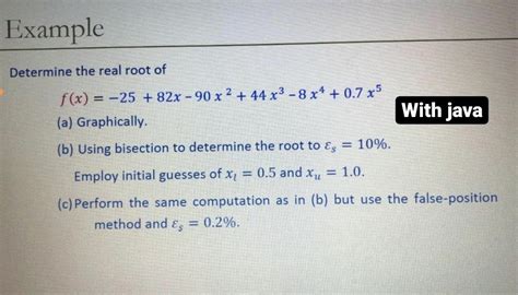 Solved From Chapter2 Section 2 Page 8 Implement Bisection