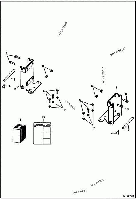 Backhoe Rear Stabilizer Mount Kit Attachments Bobcat Backhoe