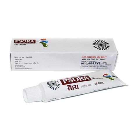 Psora Ointment/Псора, крем против кожных заболеваний, 15 г - купить с ...