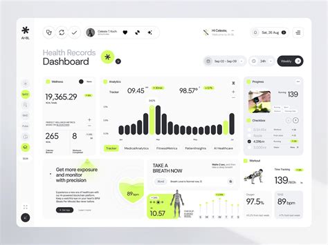 Health Monitoring Dashboard By Levi Wilson For Qclay On Dribbble