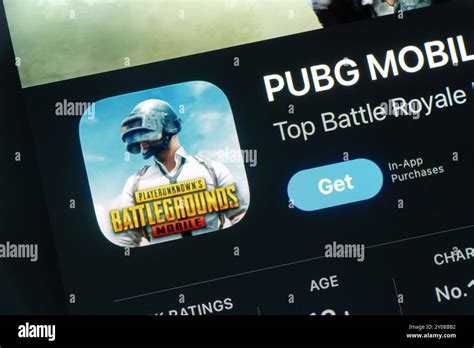 Ostrava Czechia July 27 2024 App Store With Pubg Mobile Battle Royale Game To Be Installed