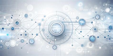 White Technology Background Premium Ai Generated Image