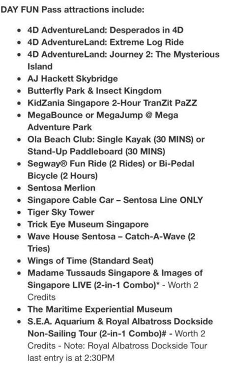 Sentosa Fun Pass Tickets Tickets And Vouchers Local Attractions And Transport On Carousell