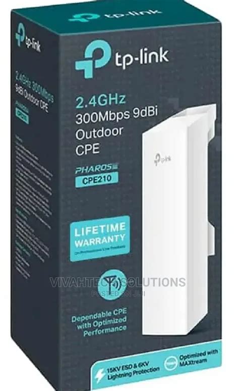 Tp Link CPE 2 4 GHZ 300mbps 12dbi Outdoor CPE TL CPE210 In Nairobi Central Networking