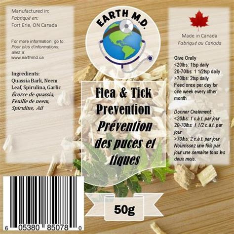 Earth Md Outdoor Shield Formerly Flea And Tick Prevention 50g Or