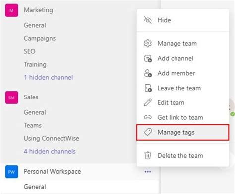 [video] use and manage tags in microsoft teams pei
