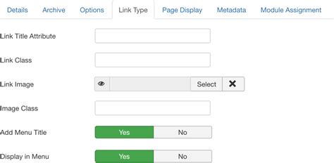Help310menus Menu Item Article Archived Joomla Documentation