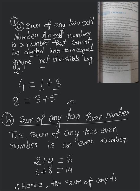 Sum Of Two Prime Numbers Is Always Even H 2 Is The Only Even Prime Nu