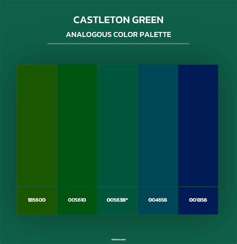 Castleton Green Color Palettes