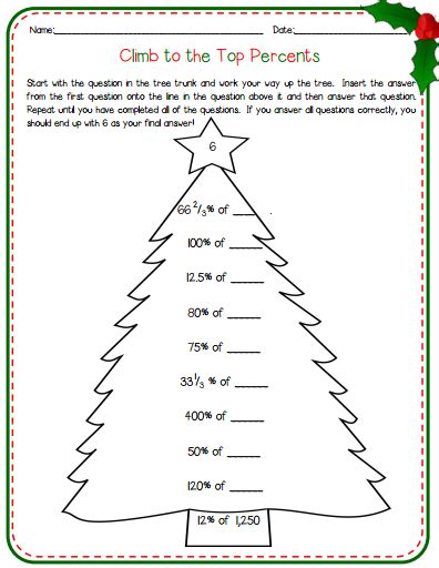 Fun Christmas Ideas For The Middle School Math Classroom Math In The Middle