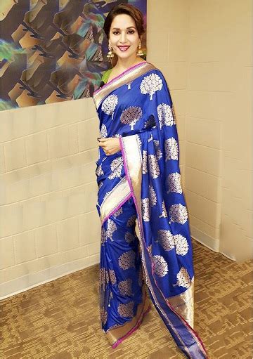 Beautiful Looks Of Madhuri Dixit In Saree With Pictures Styles At Life