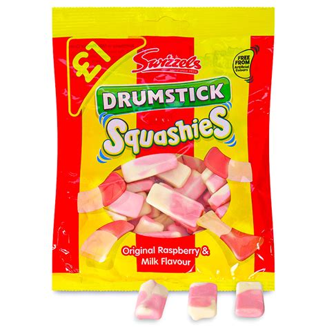 Swizzels Squashies Drumstick Bag Uk 120g Candy Funhouse Candy