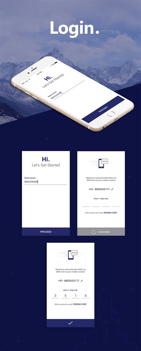Login User Interface Design Behance