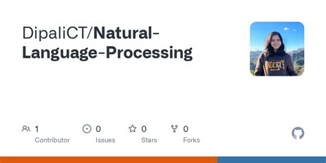 GitHub DipaliCT Natural Language Processing