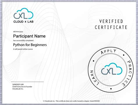 Python Free Course For Beginners Python Free Course Online Cloud X Lab