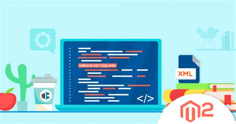 how to create a unique key column in db schema xml file of magento 2