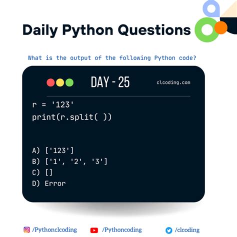 Python Coding Challenge Day 25 What Is The Output Of The Following