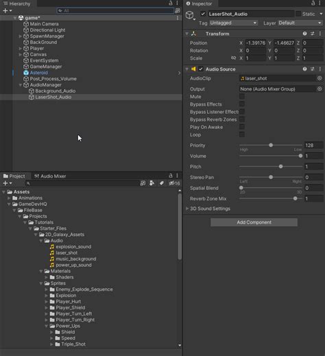 Sound In Unity Part 2 For Part 2 Were Going To Do Sound By Mario Lopez Medium