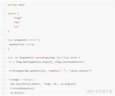Go 每日一库之 flag 知乎