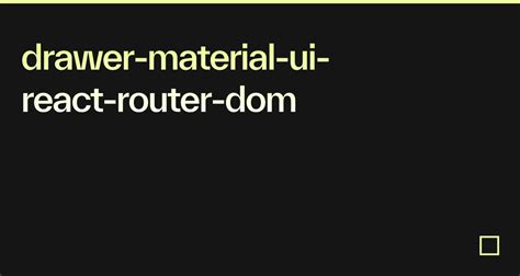 Drawer Material Ui React Router Dom Codesandbox