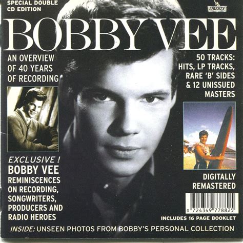 Cd Album Bobby Vee The Essential And Collectable Bobby Vee Emi Uk
