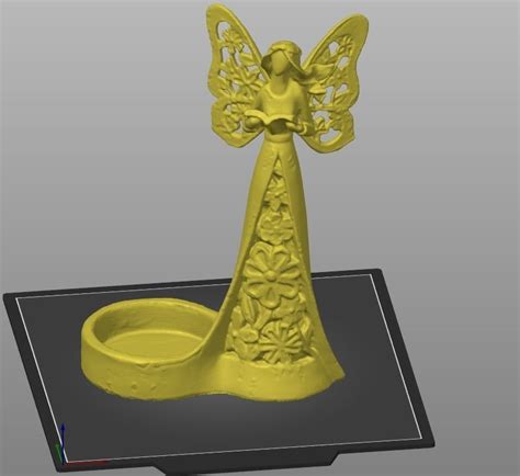 Angel Candel Holding Book 3d Model 3d Printable Cgtrader