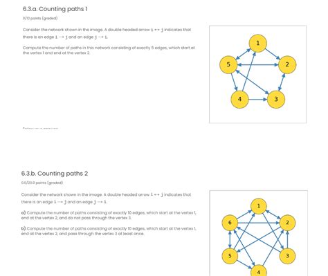 Solved 6.3.a. Counting paths 1 0/10 points (graded) Consider | Chegg.com