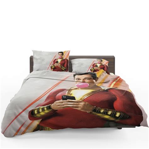 Shazam Movie Bubble Gum Shazam Dc Comics Zachary Levi Bedding Set