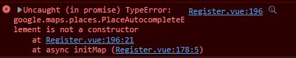Laravel TypeError Google Maps Places PlaceAutocompleteElement Is Not