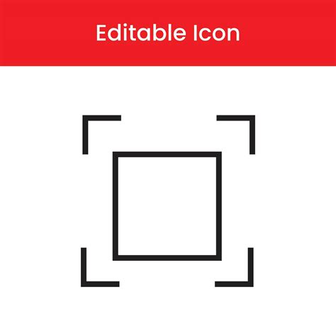 Enlarge Screen Icon Enlarge Screen Outline Icon Enlarge Screen Vector Icon Vector Art