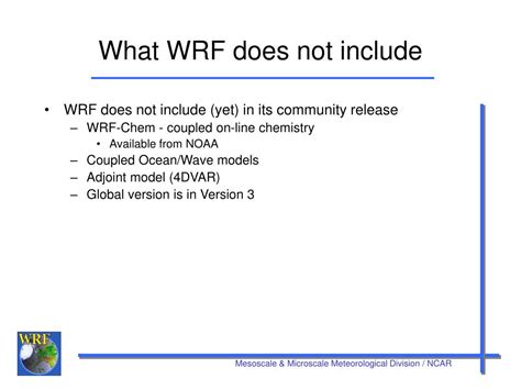 Ppt Wrf Modeling System Overview Powerpoint Presentation Free Download Id 3398068