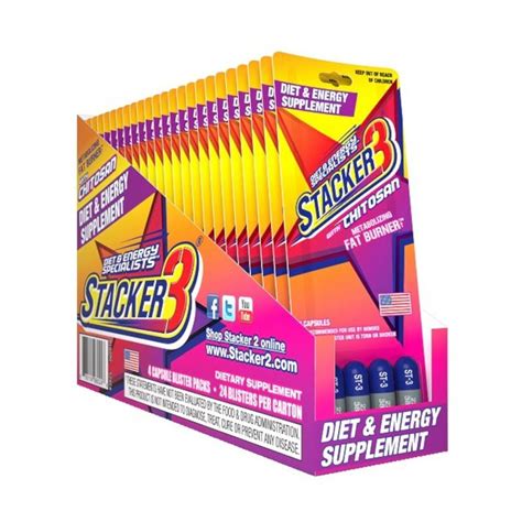 Stacker 3 Ephedra Free Blister 24ct Nimbus Imports