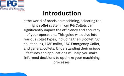 Ppt Ultimate Guide To R8 5c 173e 16c Emergency And Collet Selection Powerpoint