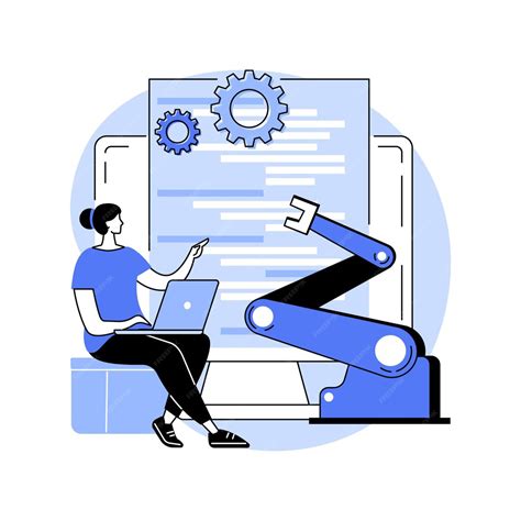 Premium Vector Open Automation Architecture Abstract Concept Vector Illustration